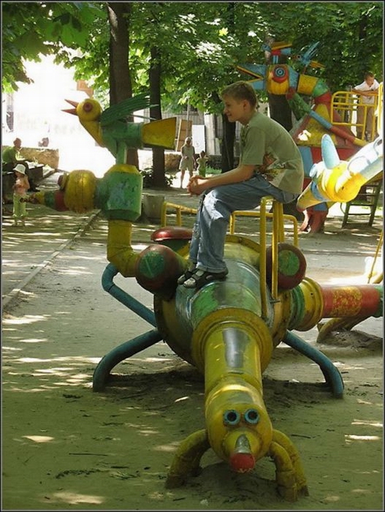 Crazy playground of Khmelnitsky city · Ukraine travel blog