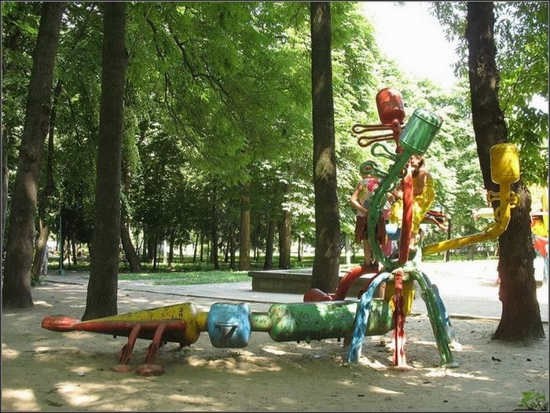 Crazy playground of Khmelnitsky city · Ukraine travel blog