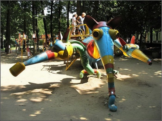 Crazy playground of Khmelnitsky city · Ukraine travel blog