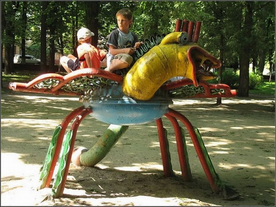 Crazy playground of Khmelnitsky city · Ukraine travel blog