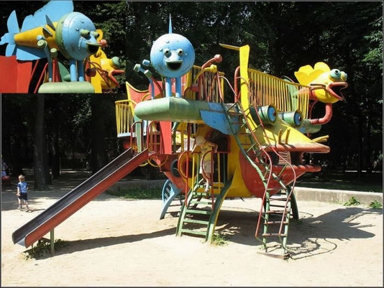 Crazy playground of Khmelnitsky city · Ukraine travel blog