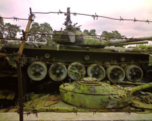 The graveyard of tanks near Kiev · Ukraine travel blog